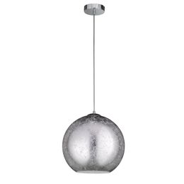 Wofi FARA Pendellampe Silber, 1-flammig