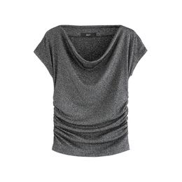 next T-Shirt Damen Gr&ouml;&szlig;e XXXL schwarz / silber
