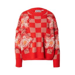 Essentiel Antwerp Pullover 'Inter' Damen Größe M orange / hellorange / rot / naturweiß