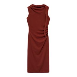 Mango Kleid 'Vittoria' Damen Gr&ouml;&szlig;e 36 dunkelorange Winterkleid