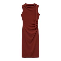 Mango Kleid 'Vittoria' Damen Größe 36 dunkelorange Winterkleid