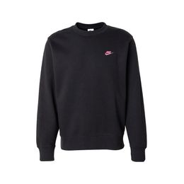Nike Sportswear Sweatshirt 'CLUB' Herren Größe M rosa / schwarz