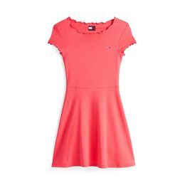 Tommy Jeans Kleid Damen Gr&ouml;&szlig;e 48 pink Winterkleid
