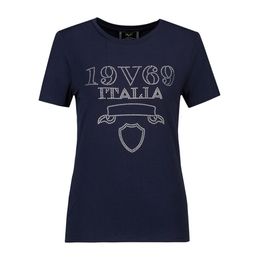 19V69 Italia Shirt 'Bella Stones' female Blue size XXL