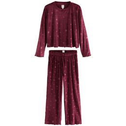 next Pyjama Damen Gr&ouml;&szlig;e XL bordeaux / weinrot Winterkleid
