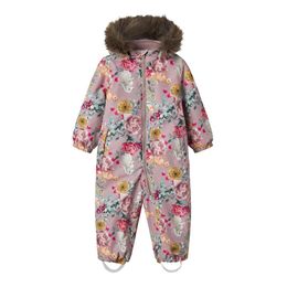 name it Funktionsanzug 'NMFSnow10' Mädchen Größe 122 grau / jade / mauve / dunkelpink