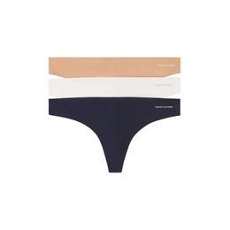 Tommy Hilfiger String Damen Größe S camel / elfenbein / navy
