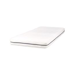 Beliani Matratze JOLLY in Weiß/Grau - (W) 90 x (H) 18 x (L) 200 cm | Gr.: onesize