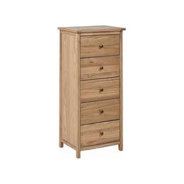 Beliani Kommode SALTON in Braun - (W) 50 x (H) 111 x (L) 39 cm | Gr.: onesize