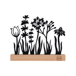 UNUS Aufsteller Blumenwiese in Schwarz | Gr.: onesize