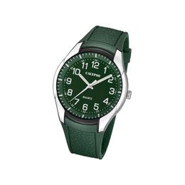 Analog-Armbanduhr Calypso Analogico dunkelgrün groß (ca. 44mm) | Gr.: onesize