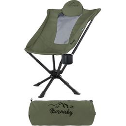 Normani Outdoor Sports Campingstuhl mit Getr&auml;nkehalter Burnaby in Oliv | Gr.: onesize