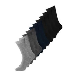 Jack & Jones Jack & Jones Businesssocken JACJENS 10er Pack in Grau | Gr.: onesize