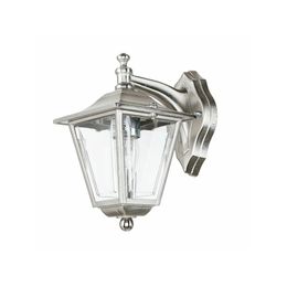 Licht-Erlebnisse Außen Wandlampe (B)14 x (H)23 cm in Nickel matt | Gr.: onesize