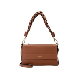 Coccinelle Boheme Grana Double - Umhängetasche 26 cm (ribes/prune) in cognac/noir | Gr.: onesize
