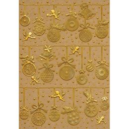Buntpapierfabrik Ludwig Bähr Designkarton Weihnachten 250g/qm A4 Packung mit 25 Blatt Motiv 01 ... | Gr.: onesize