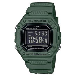 Casio Herren-Digitaluhr Dunkelgrün | Gr.: onesize