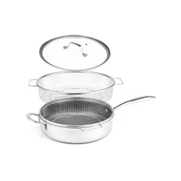 Livington Pfanne Titan Pan 24cm in Silber | Gr.: onesize