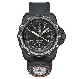 Luminox Herrenuhr Quarz Recon Nav Spec mit 2 Bändern Schwarz | Gr.: onesize