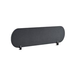 Beliani Schreibtischtrennwand SPARKY in Grau - (W) 160 x (H) 40 x (L) 2 cm | Gr.: onesize