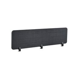 Beliani Schreibtischtrennwand ZIGGY in Grau - (W) 180 x (H) 40 x (L) 2 cm | Gr.: onesize
