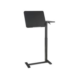 Beliani Verstellbarer Laptopständer SCHOLA in Schwarz - (W) 70 x (H) 76 x (L) 40 cm | Gr.: onesize