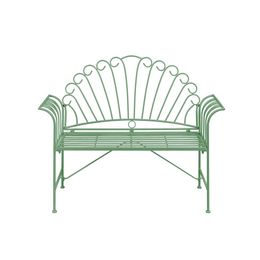 Beliani Gartenbank CAVINIA in Grün - (W) 125 x (H) 97 x (L) 46 cm | Gr.: onesize