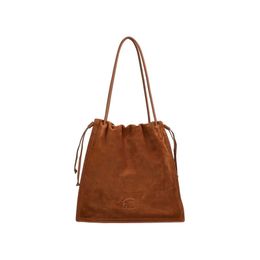 Coccinelle Dulse Suede - Beuteltasche L 40 cm (cognac) in cognac/cognac | Gr.: onesize