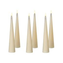 Beliani 6er-Set LED Deko AURUM in Weiß | Gr.: onesize