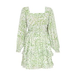 Swirly Women Dress in Green | Gr.: M