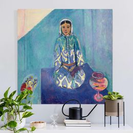 Bilderwelten Leinwandbild Henri Matisse - Zorah auf der Terrasse
