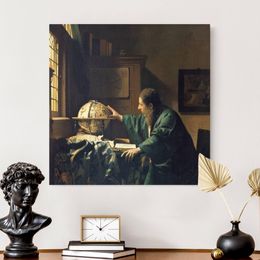 Bilderwelten Leinwandbild Jan Vermeer - Der Astronom