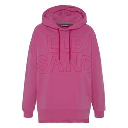 ELBSAND Kapuzensweatshirt in pink | Gr.: XL