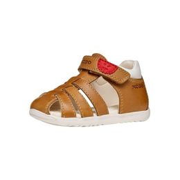 Geox Halbschuhe in Braun/Wei&szlig; | Gr.: 21