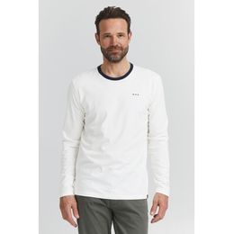 FQ1924 Langarmshirt FQDilan in Weiß | Gr.: XL