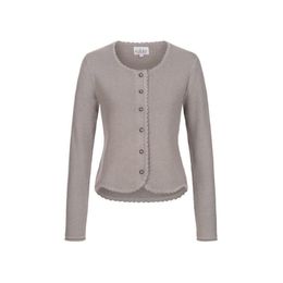 N&uuml;bler N&uuml;bler Strickjacke Langarm Yvonne in Silber | Gr.: S