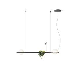 Vibia Palma 3734 Pendelleuchte Graphit 2700K Push