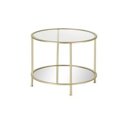 Höffner Beistelltisch Harra gold Maße (cm): H: 45 Ø: 60 » Höffner
