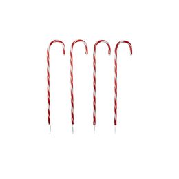 Höffner LED Zuckerstange 4er-Set ¦ rot ¦ Maße (cm): H: 74 » Höffner