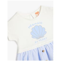 KOTON Kleid in Ekru | Gr.: 0-12 Monate