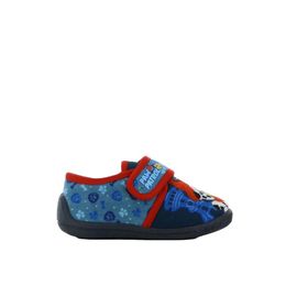 Hausschuhe mit PAW PATROL Chase und Marshall Motiv, in Blau, mit Klettverschluss | Gr.: 29