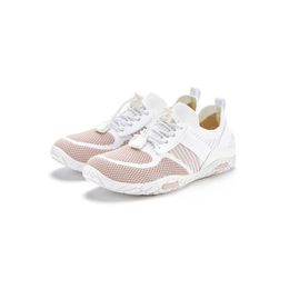 Lascana Sneaker in weiß/rosé | Gr.: 39