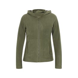 NALLY Damen Fleecejacke in Khaki | Gr.: XXL