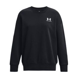 Under Armour Pullover "Essential Flc Os Crew" in Schwarz | Gr.: M