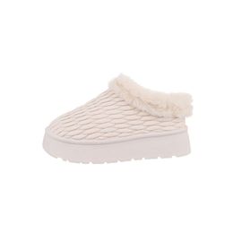 Ital-Design Stiefelette in Creme | Gr.: 38