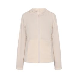 NALLY Damen Fleecejacke in Wollweiss | Gr.: XXL
