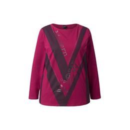 Ulla Popken Longsleeve in bordeaux | Gr.: 42-44