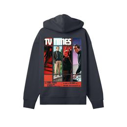 F4NT4STIC Hoodie TV Times Patrick McGoohan The Prisoner 1967 Cover in off black | Gr.: XS