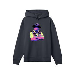 F4NT4STIC Hoodie TV Times Benny Hill In Character 1989 Pop Art in off black | Gr.: XS