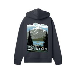 F4NT4STIC Hoodie US National Parks Rocky Mountain National Park in off black | Gr.: M
